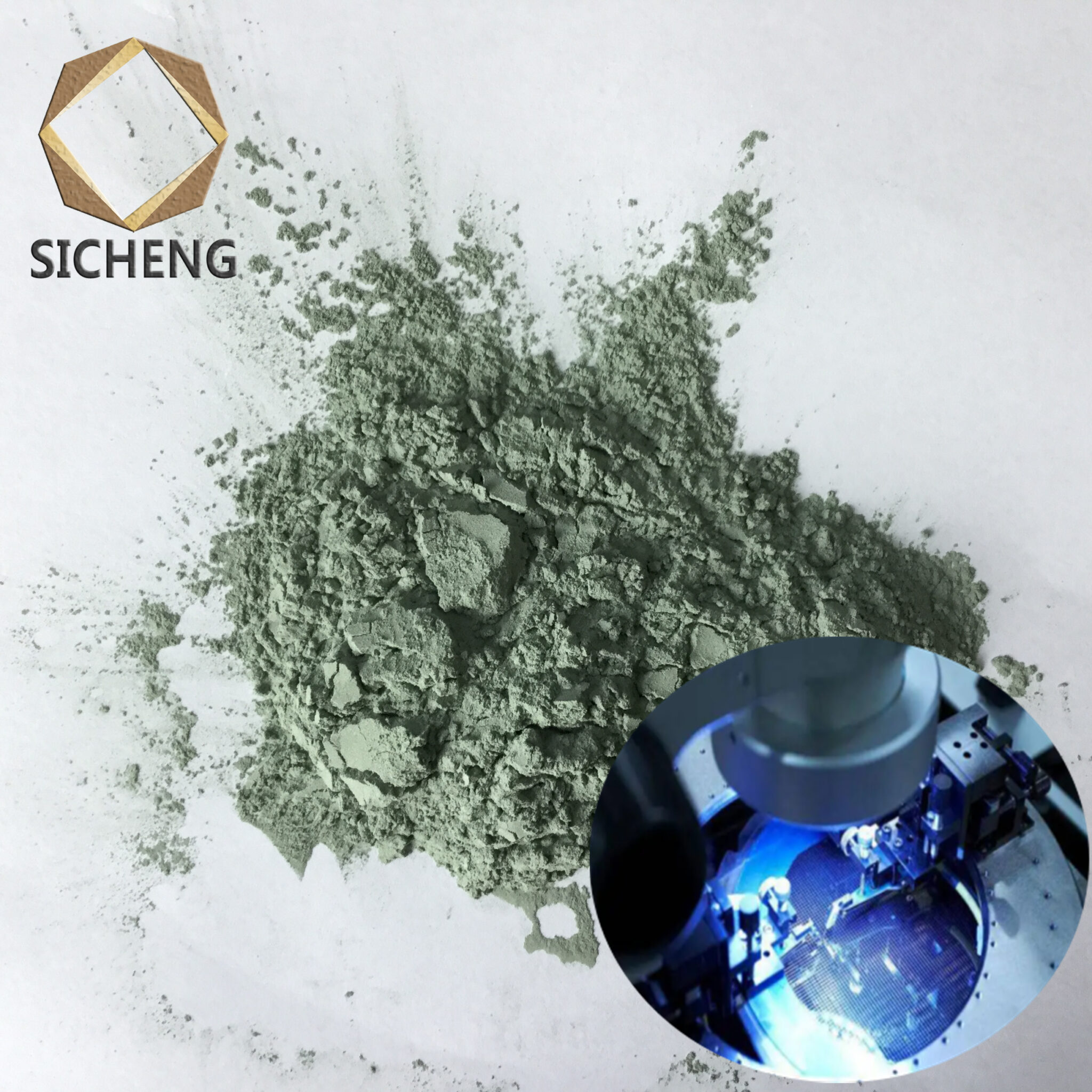 Green silicon carbide f400 f500 f600 f800 Green SiC powder | Black ...